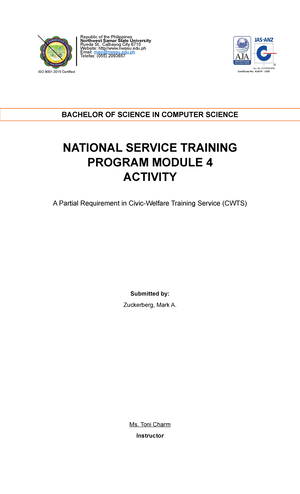 Final Output ITE3 Program - ITE3 – PROGRAM FINAL OUTPUT Name ...