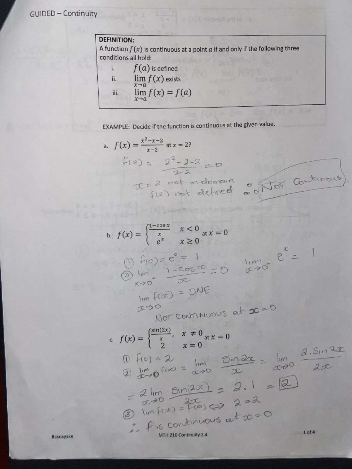Jpg2pdf 16 - These notes focus on the continuity of a function using ...