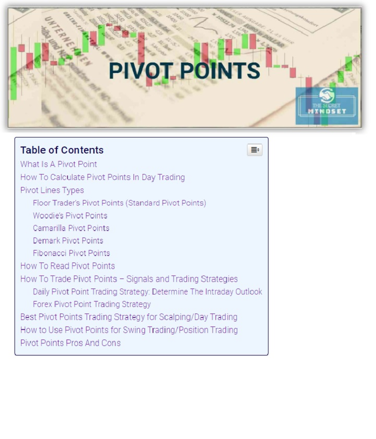 Pivot point - Camarilla Pivot Points method puts more emphasis on the 3rd and 4th levels of ...