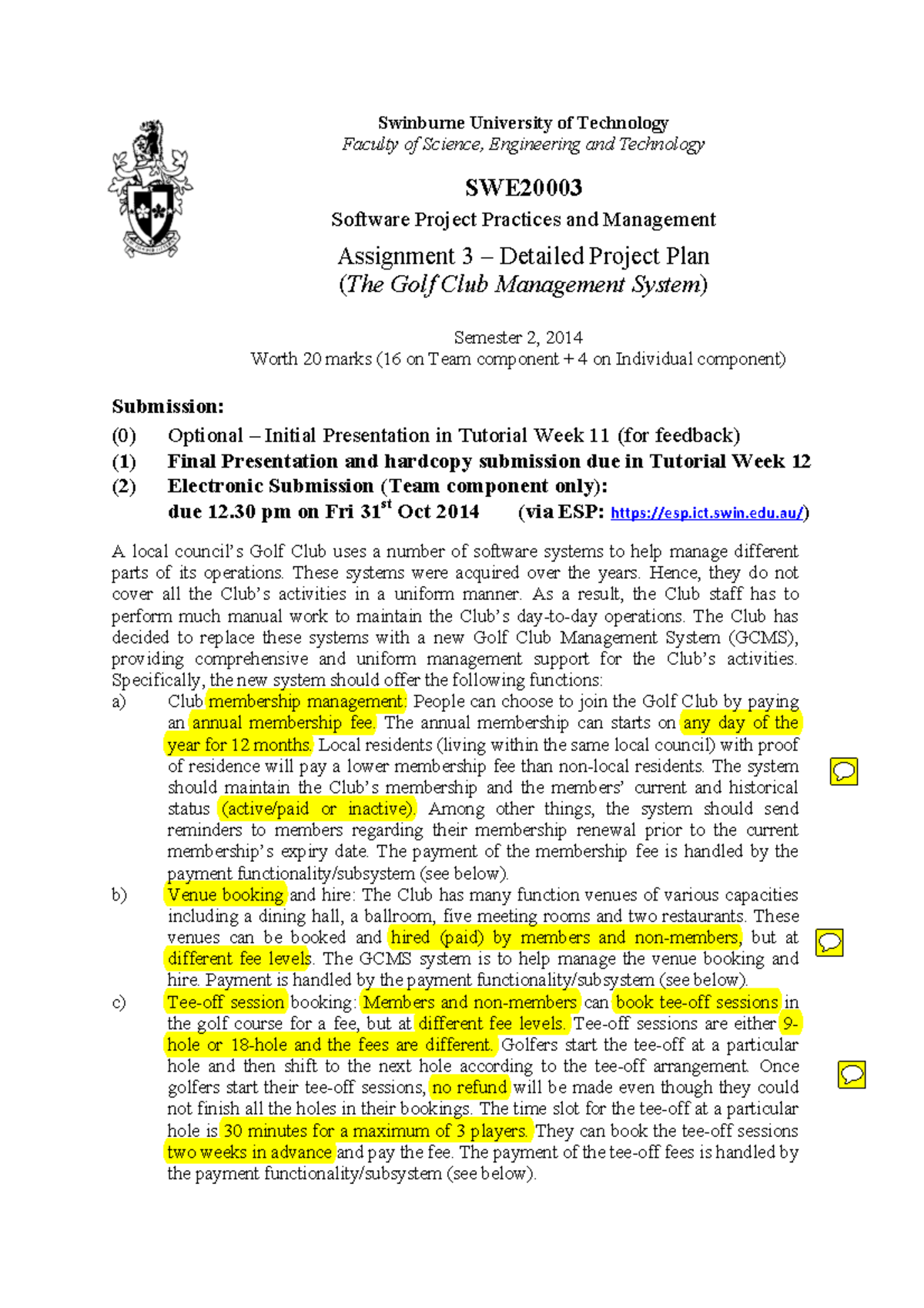 SWE2000 3-A3-Detailed Plan 1.20.40 am - Swinburne University of ...
