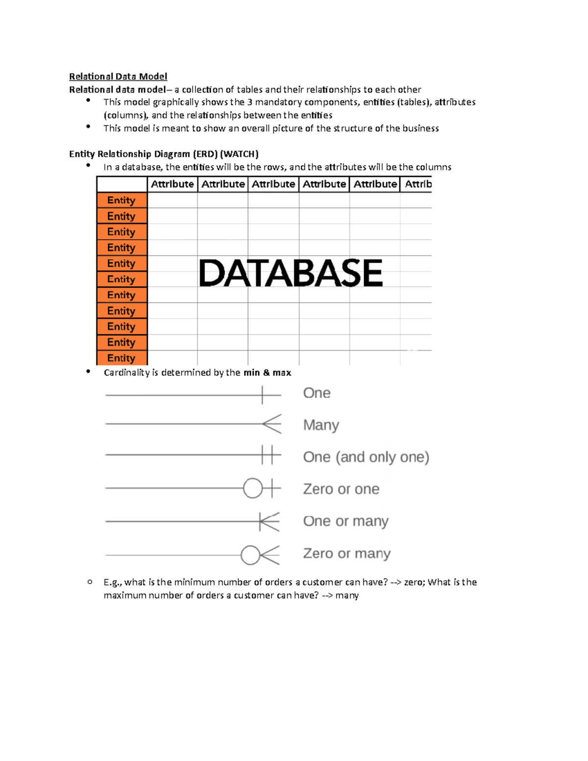 Module 4 (CST8215) - Relational Data Model Relational data model- a ...