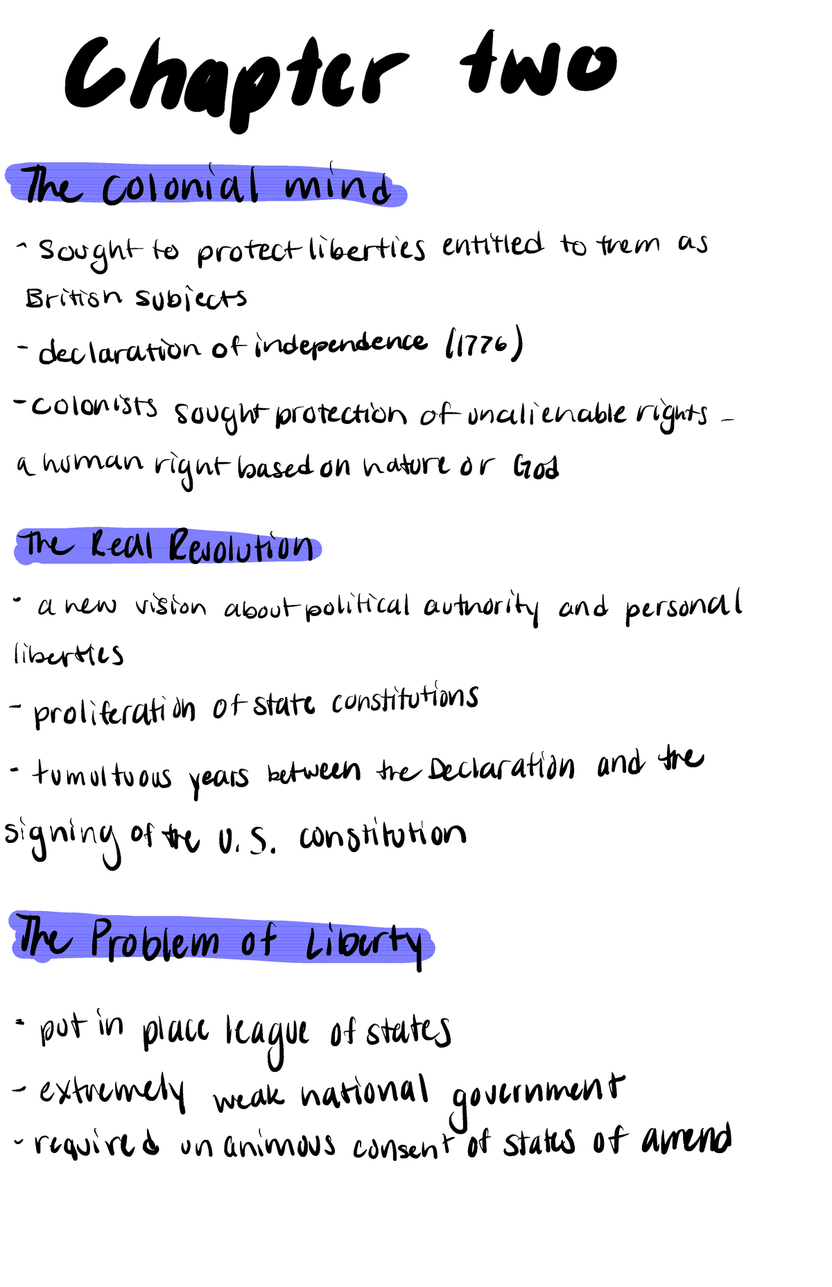 Chapter 2 Notes - Chapter two the colonial mind sought to protect ...