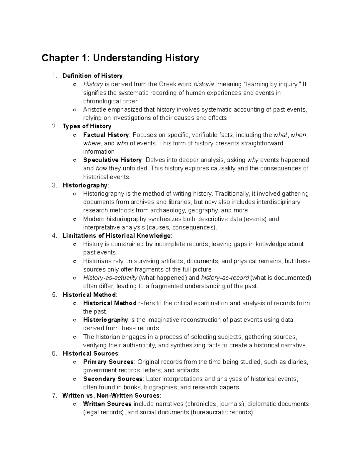 Reading in ph history reviewer-4 - Chapter 1: Understanding History ...