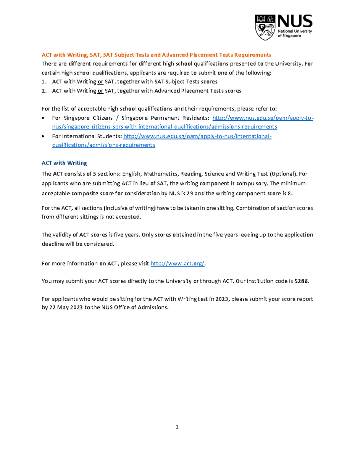 Act sat 2022 - Good - 1 ACT with Writing, SAT, SAT Subject Tests and ...