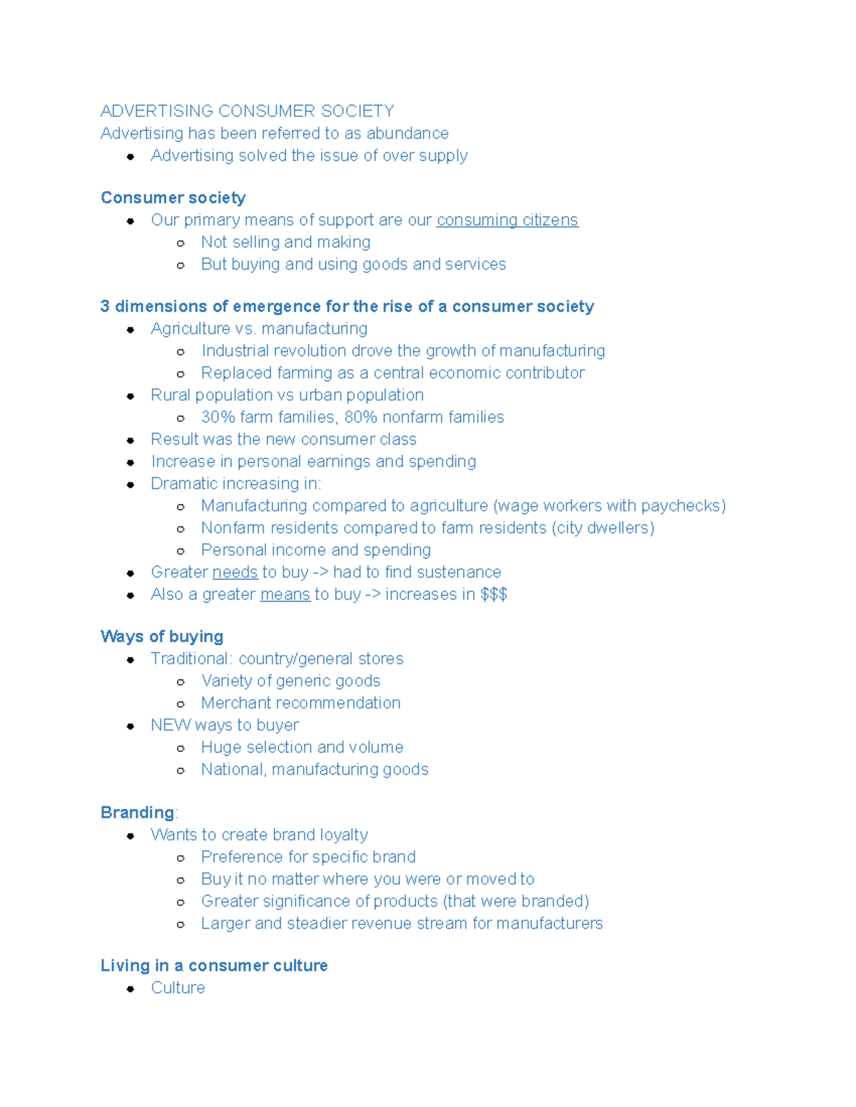 Advertising Consumer Society - ADVERTISING CONSUMER SOCIETY Advertising ...