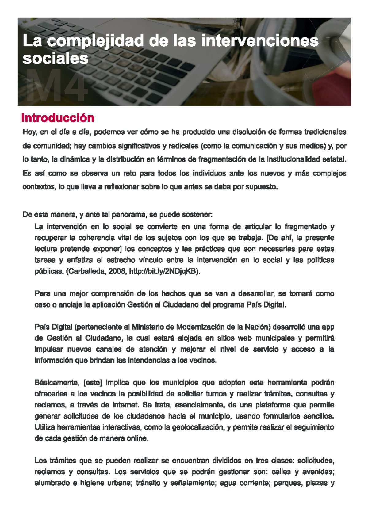 Modulo 04 Introducion a politicas publicas - Introducción a las ...