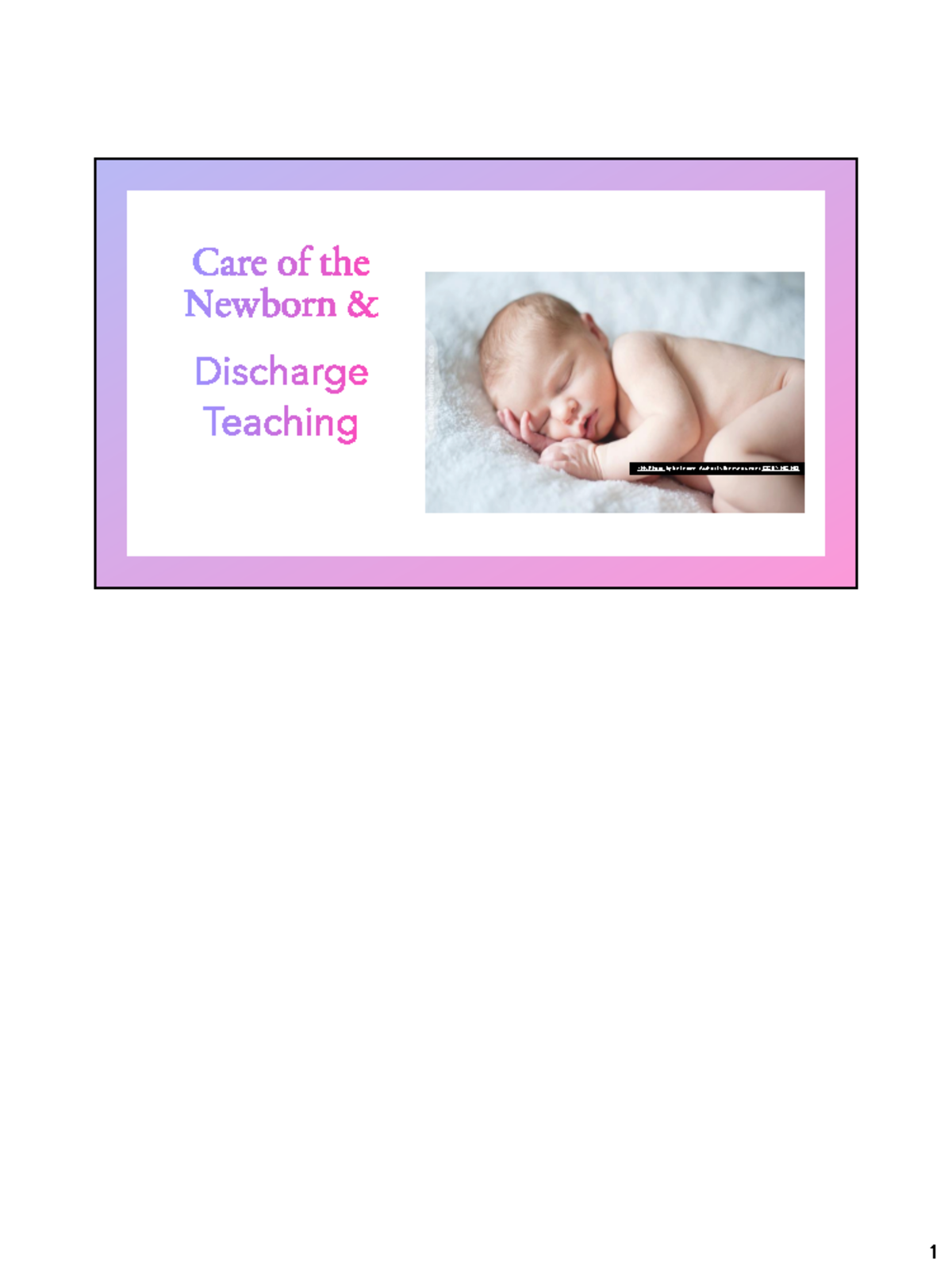 Summer Newborn (24) - questions and answers exam 2 - Care of the ...