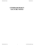 Principles Of Compiler Design - Paper IV - Studocu