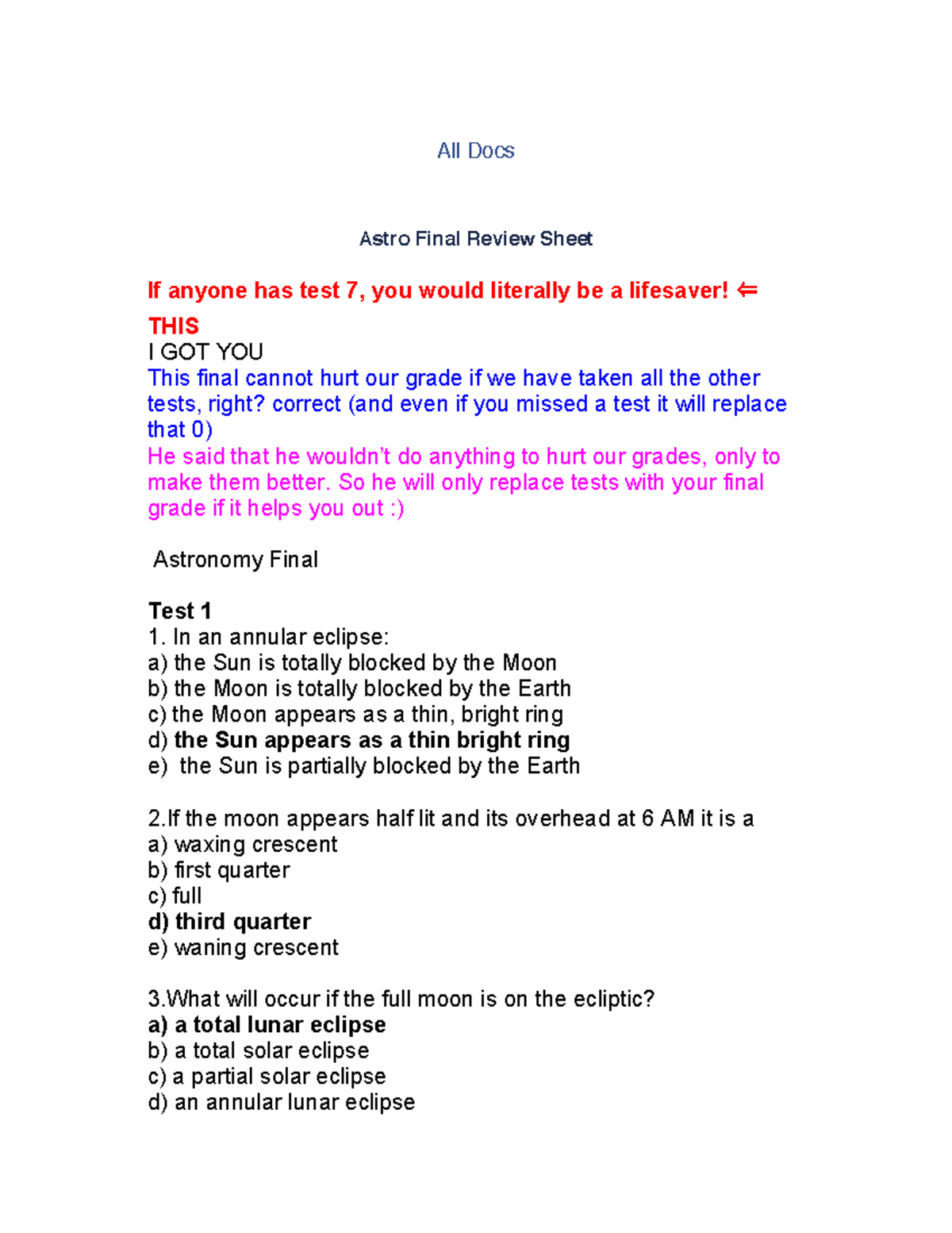 Astro Final Review Sheet Warning Error During Font Loading Xmlrequest Is Not Defined All