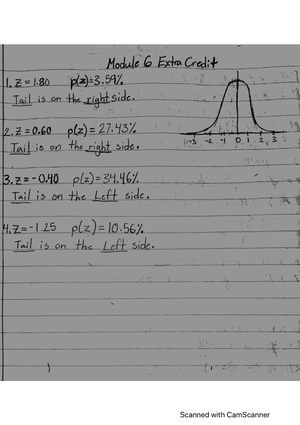 Module 5 Lab Work Z-Scores - Module 5- Lab Work Z-scores Problem 1 The average playing time of ...