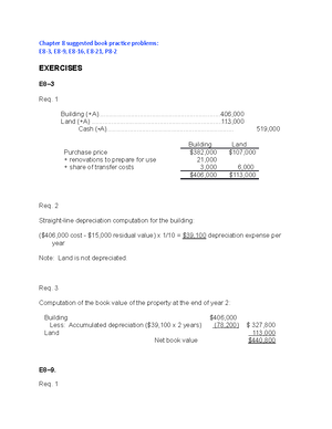 Chapter 1 Accounting Worksheet Solutions - Assets = Liabilities ...
