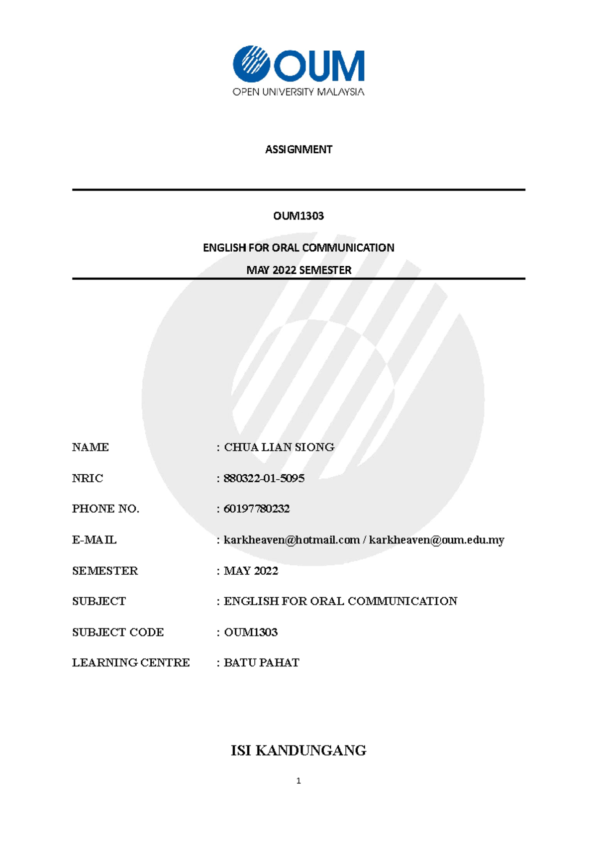 OUMH1303 - The process of making a video, Challenges - ASSIGNMENT OUM ...