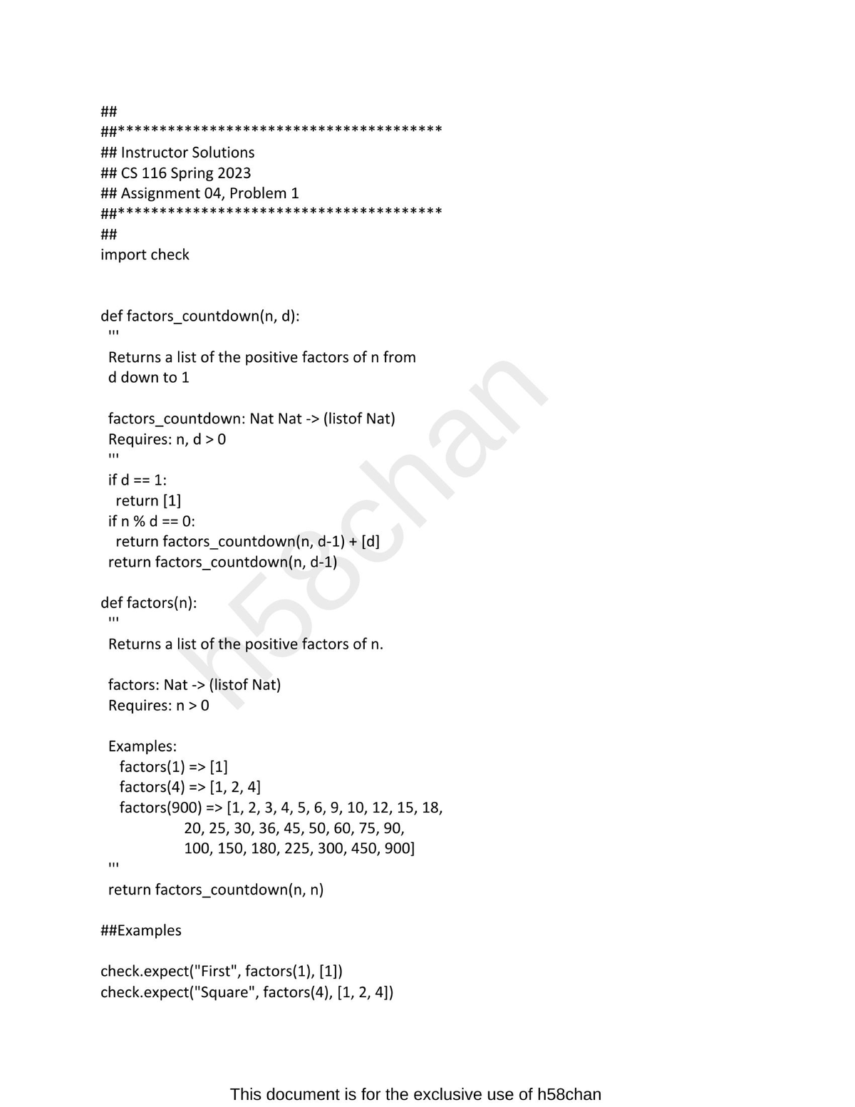 Assignment 04 - Cs 115 - Studocu