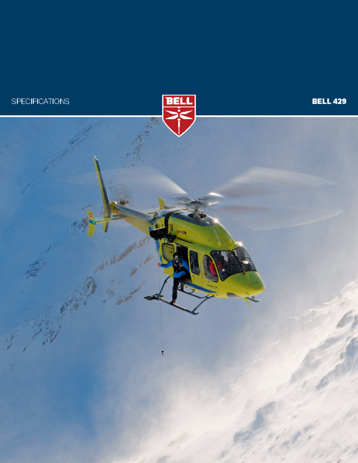 Bell 429 product specifications - SPECIFICATIONS SPECIFICATIONS BELL ...