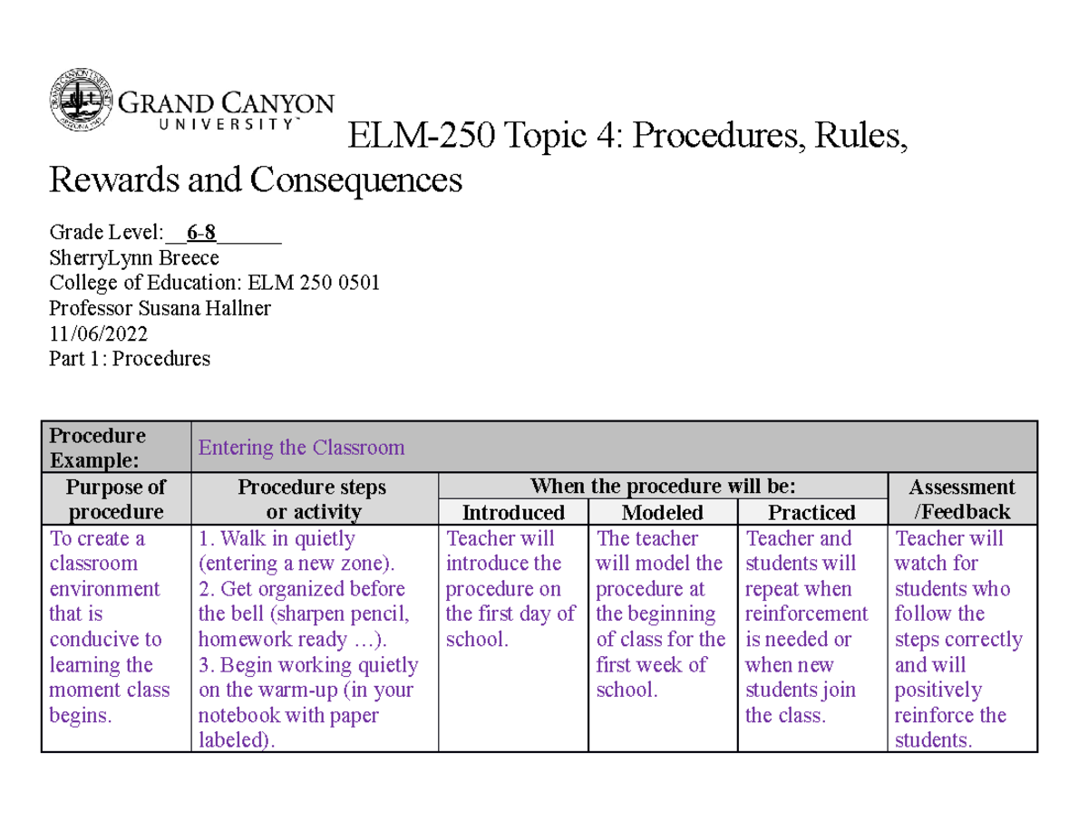ELM-250 T4 Procedures Template 11 06 2022 SLB Semi Final - ELM-250 ...