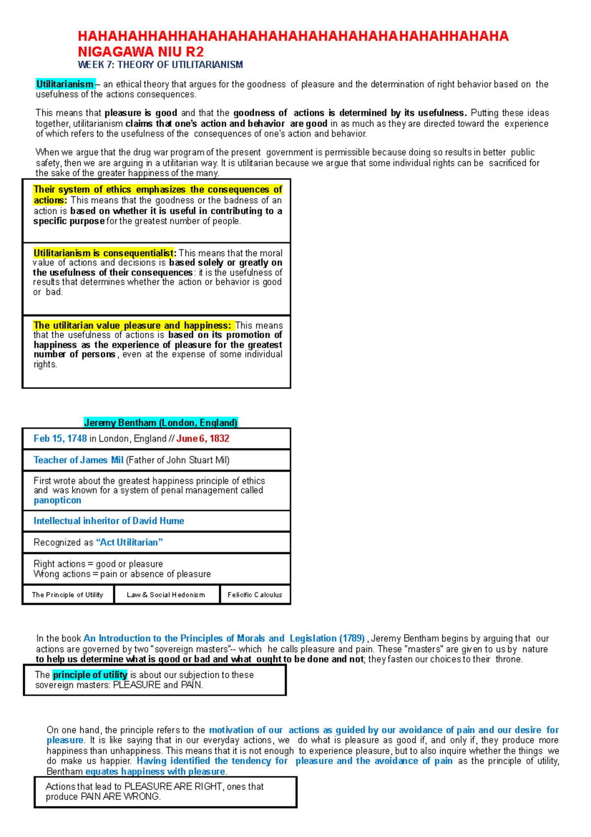 Ethics Midterms (super gulo ...