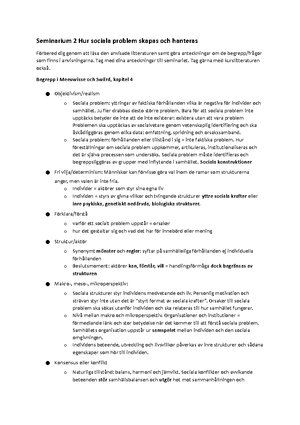 [Solved] Ekonomi och kultur r tv centrala dimensioner i Bourdieus och ...
