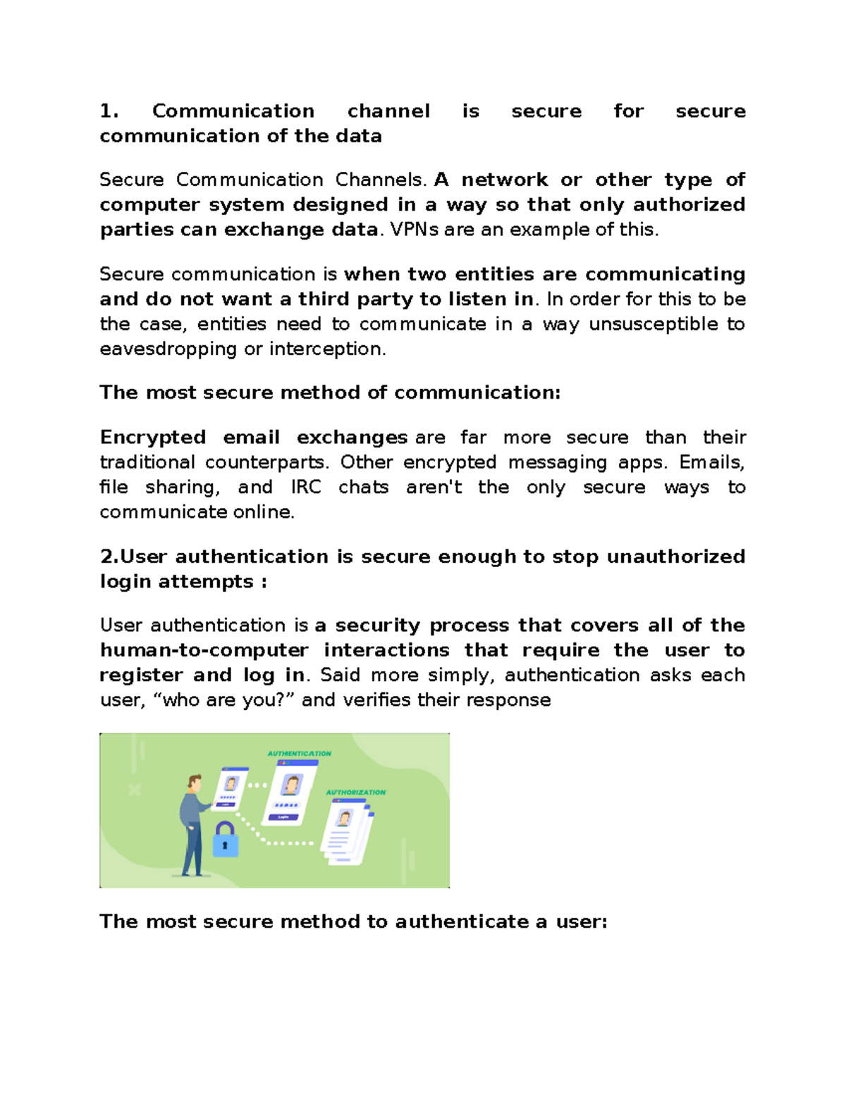 Communication channel - A network or other type of computer system ...