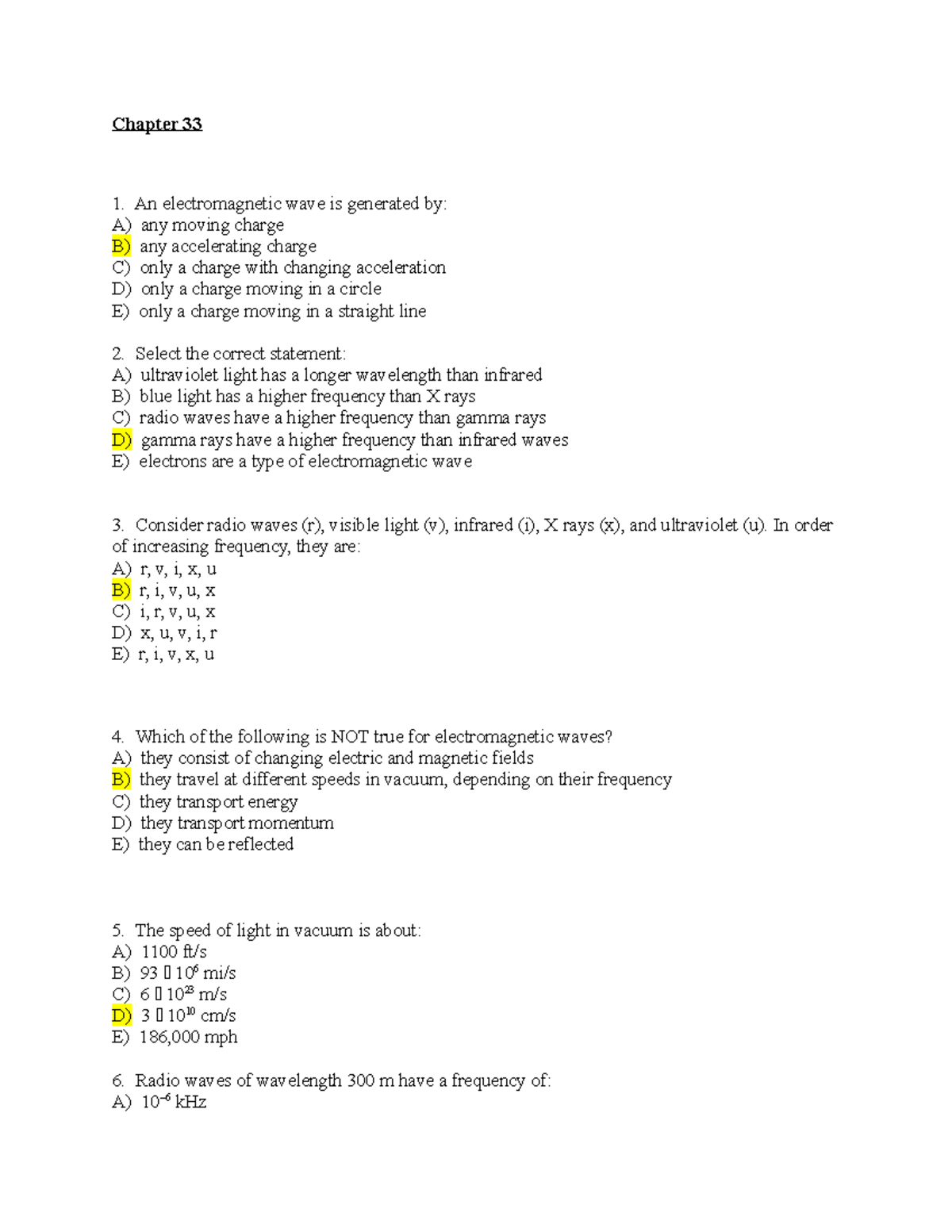 TUT5A student - Practice for physics - Chapter 33 An electromagnetic ...