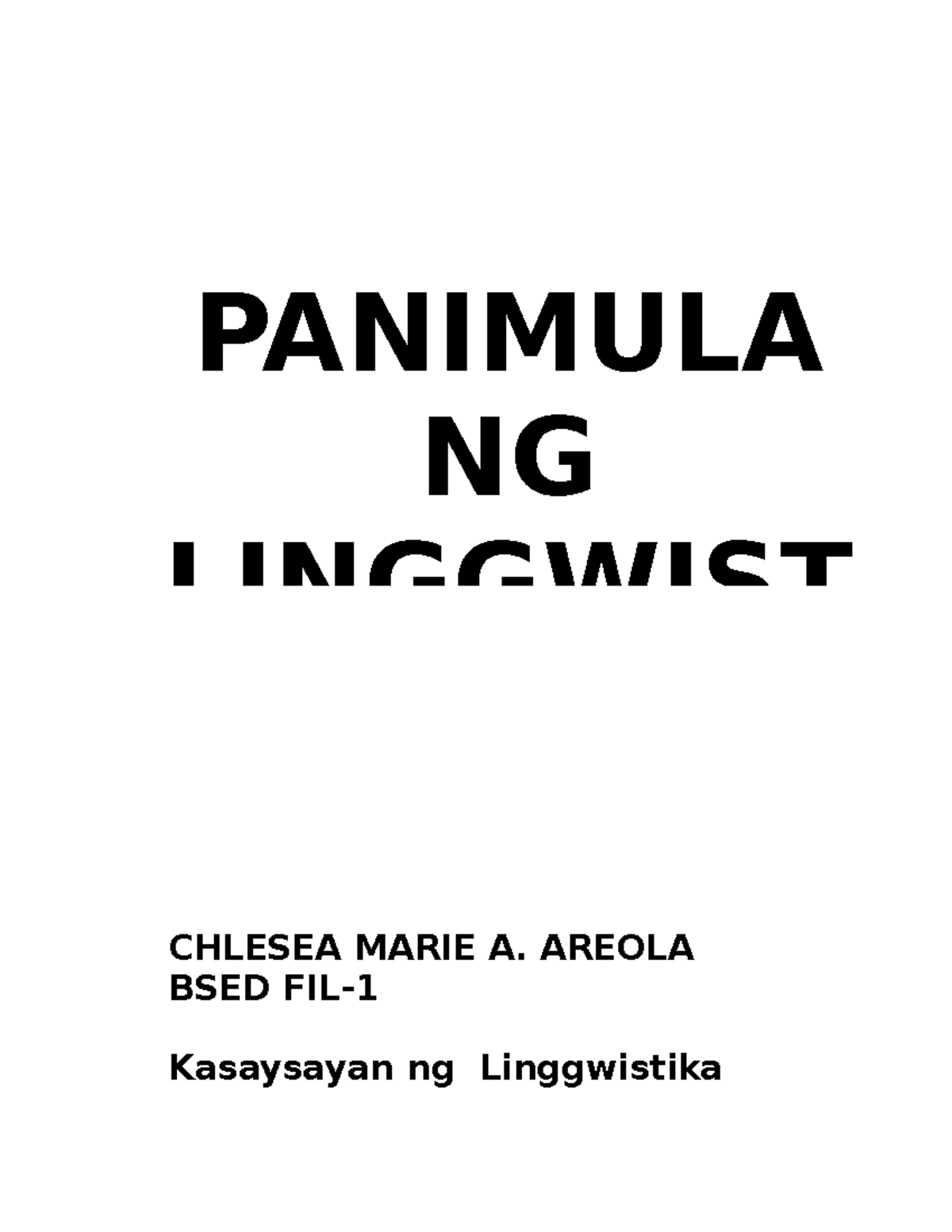 421414084-333865445-229810485-Kasaysayan-Ng-Linggwistika-Docx - Copy ...