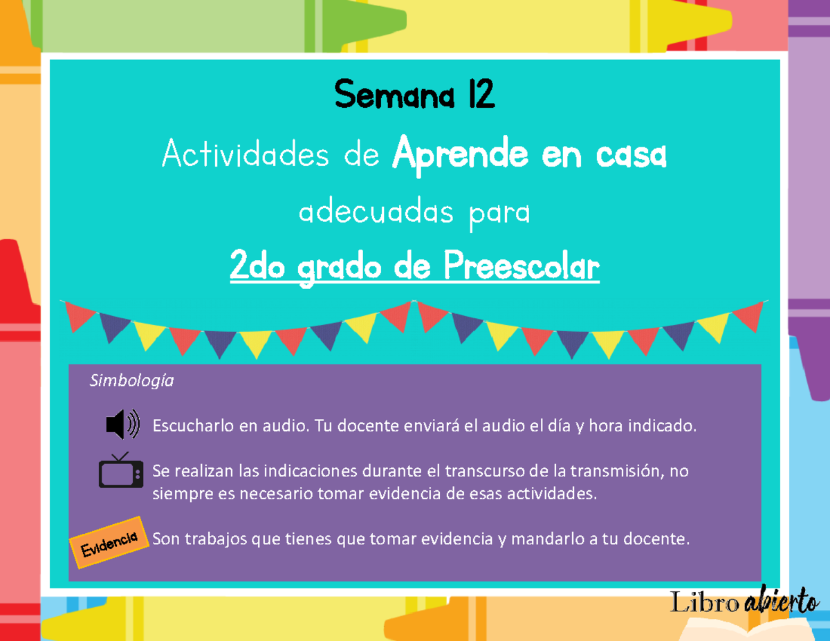 12 semana Aprende en casa 2do preescolar - Semana 12 Actividades de ...