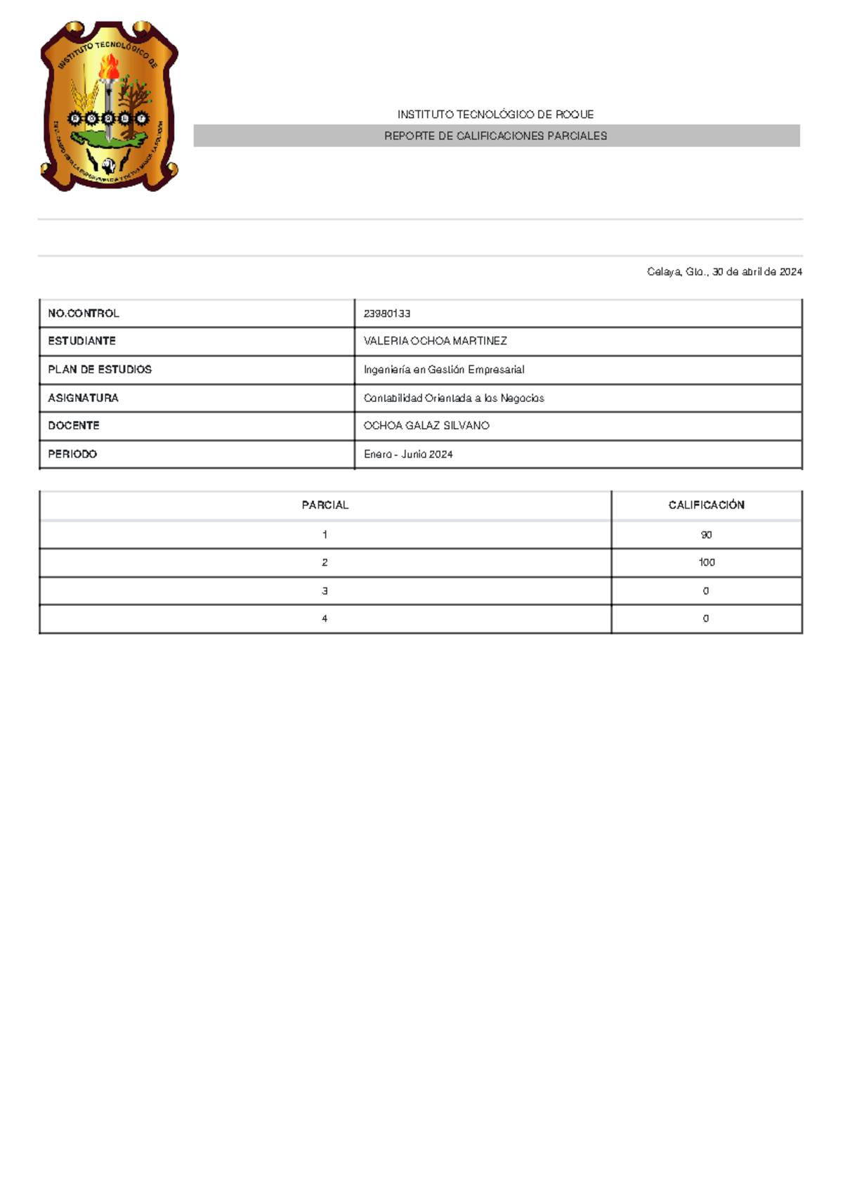 Document (36) - Matemáticas I - INSTITUTO TECNOLÓGICO DE ROQUE REPORTE ...