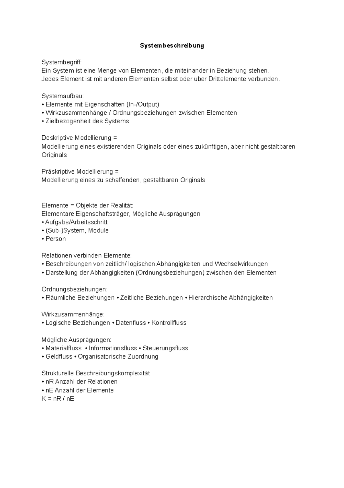 Folie 1 - Einführung - Vorlesungsnotizen Modellierung von ...