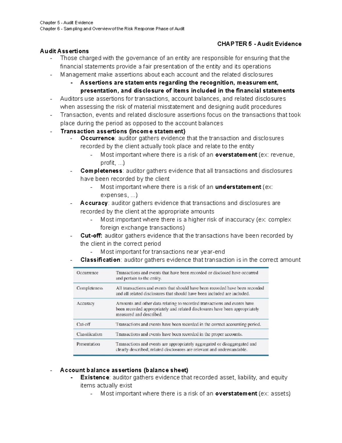 Chapter 5 6 - Lecture and textbook notes - Chapter 6 - Sampling and ...
