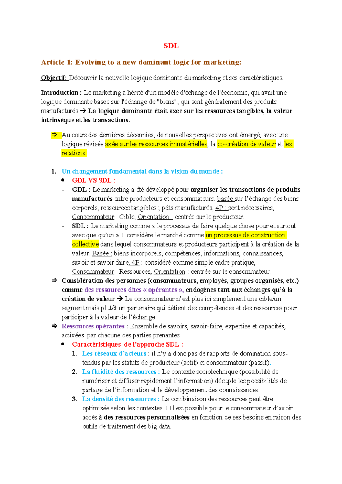 Service-dominant (S-D) logic, in behavioral economics - SDL Article 1 ...