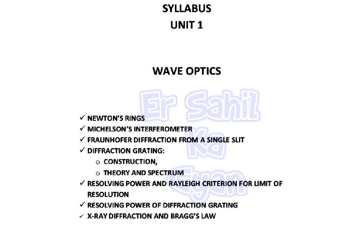 Physics - Computer science - Studocu