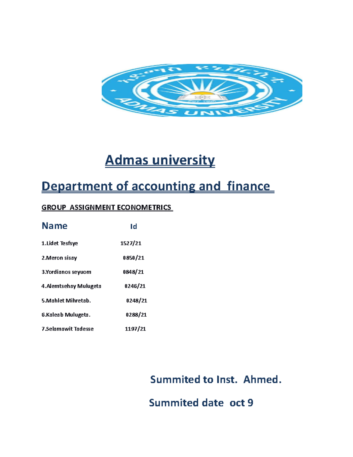 4 5843746225358114862 - Admas university Department of accounting and ...