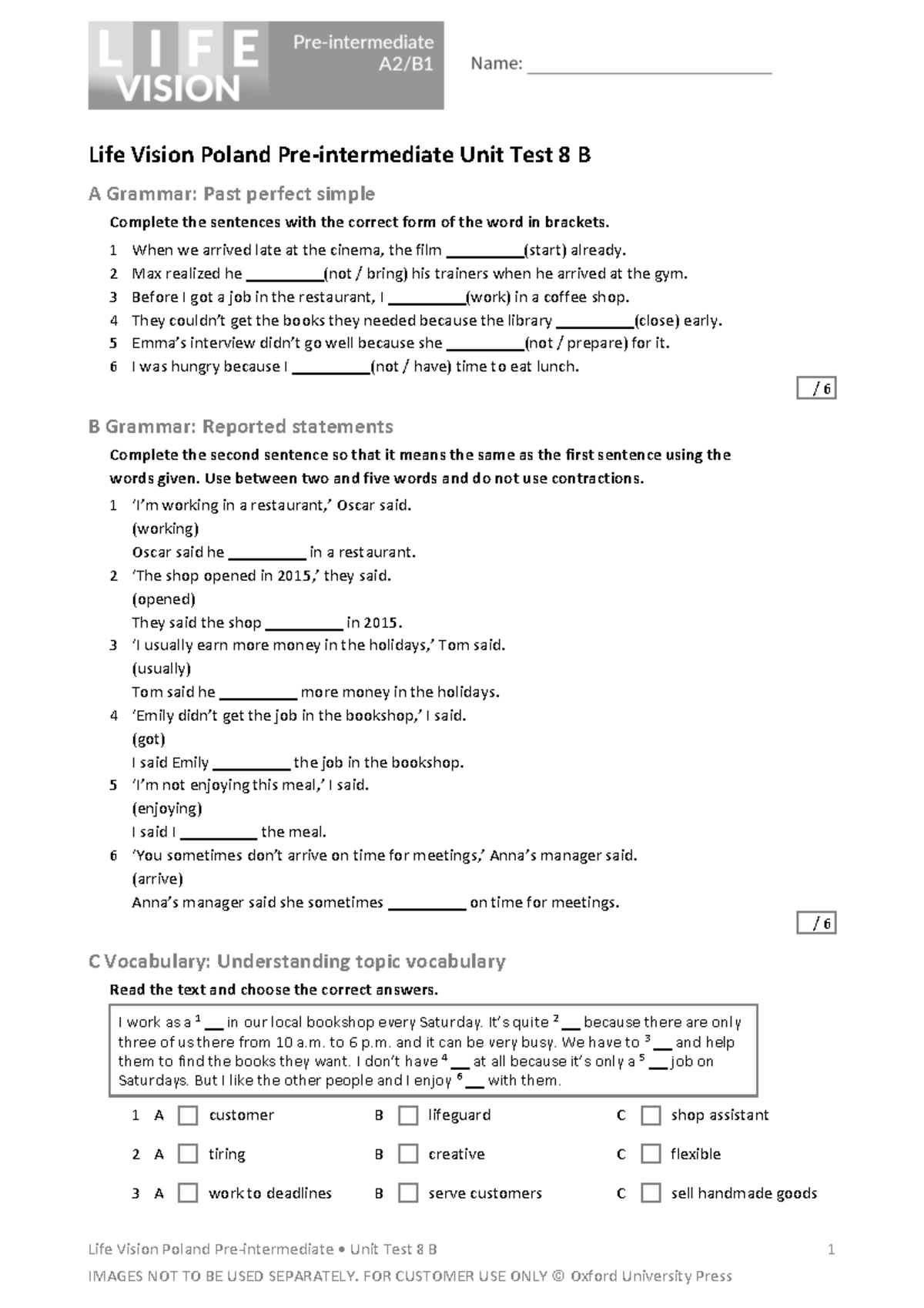 Lif vis pol preint unit 8b-300dpi - Life Vision Poland Pre-intermediate ...