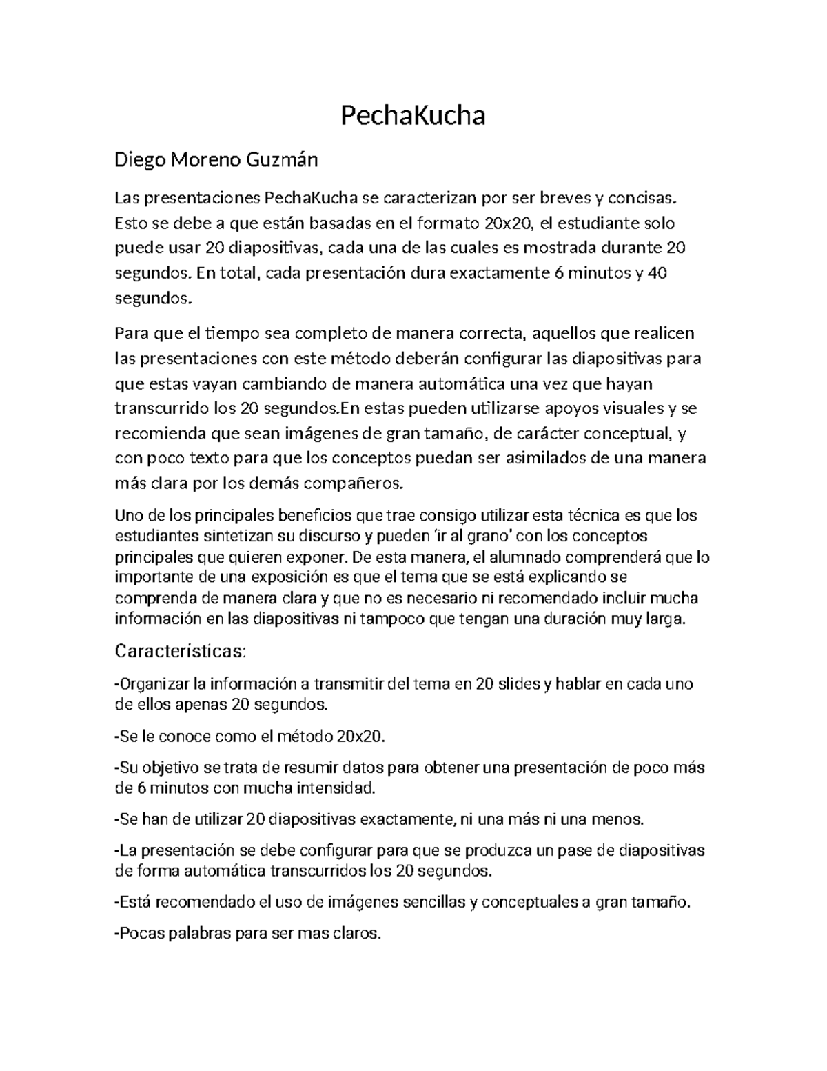 Pecha Kucha - PechaKucha Diego Moreno Guzmán Las presentaciones ...