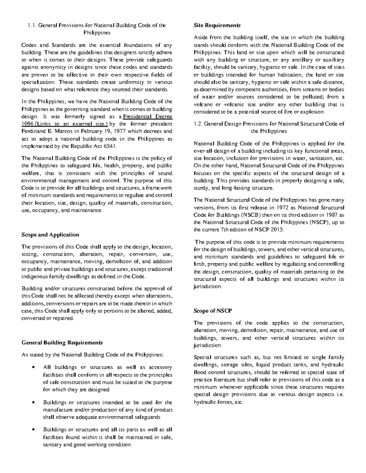 Combinepdf - Fyeghe - General Provisions for National Building Code of ...