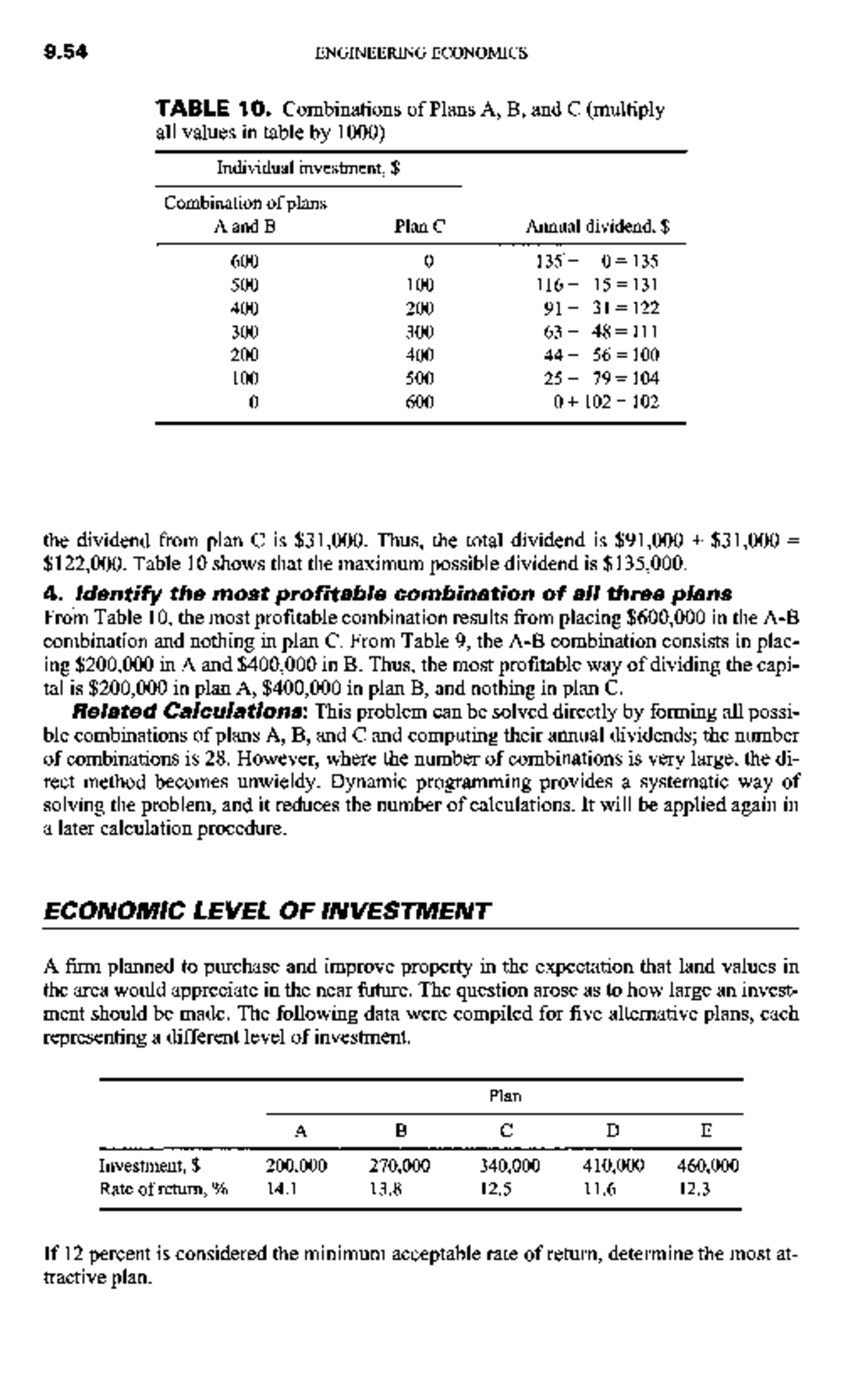 Handbook of civil engineering calculations 88 - TABLE 10. Combinations ...