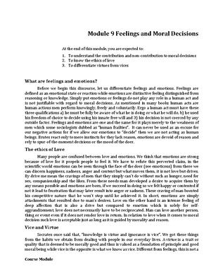 W3- Module 003 The Moral Agent- Moral Standards and Human Freedom ...