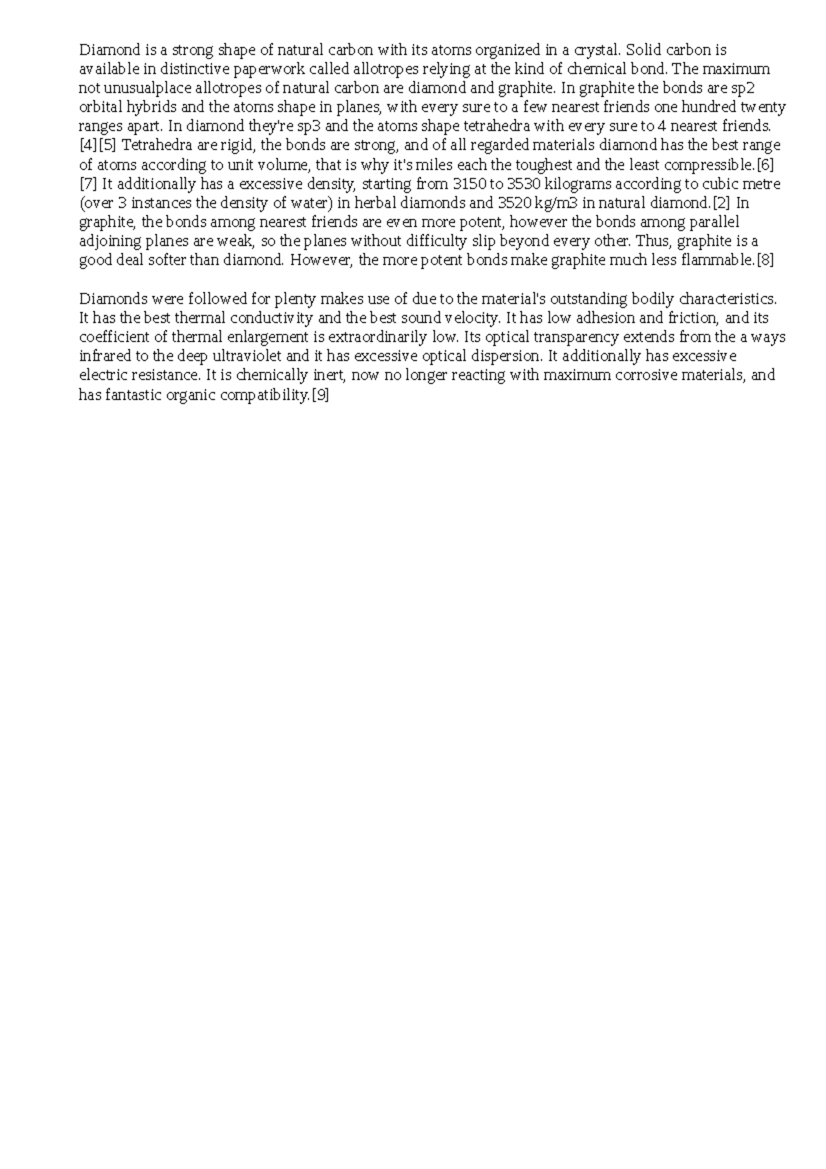 Project management - Diamond is a strong shape of natural carbon with ...