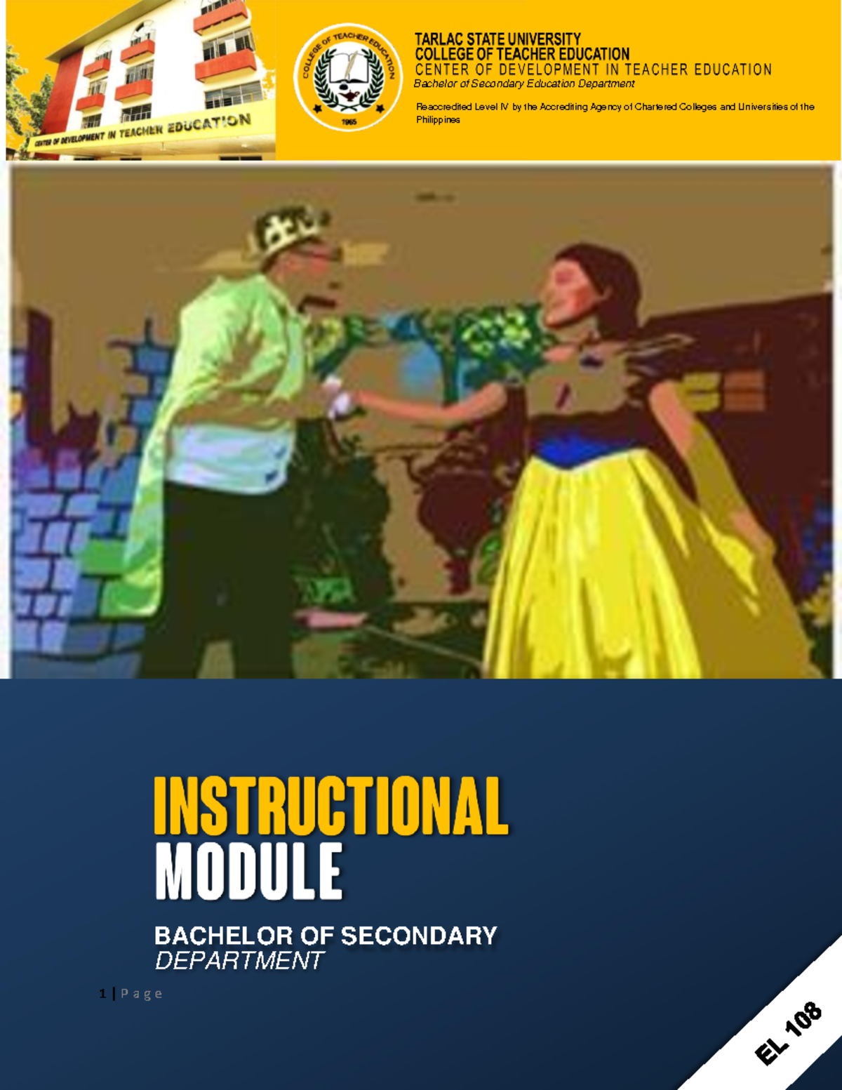 Module El 108 Children and Adolescent Literature - Bachelor of ...