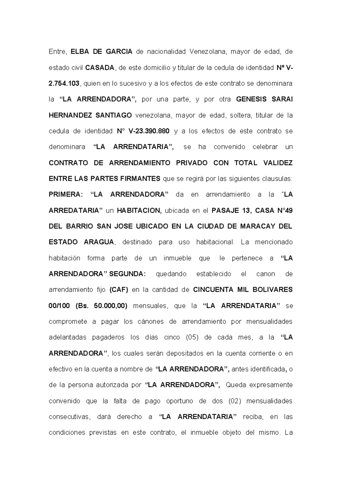 modelo de poder para administración general en venezuela - Entre, ELBA ...