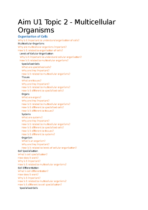 Atomi qce biology study plan 2022 - Atomi QCE Biology Study Plan ...