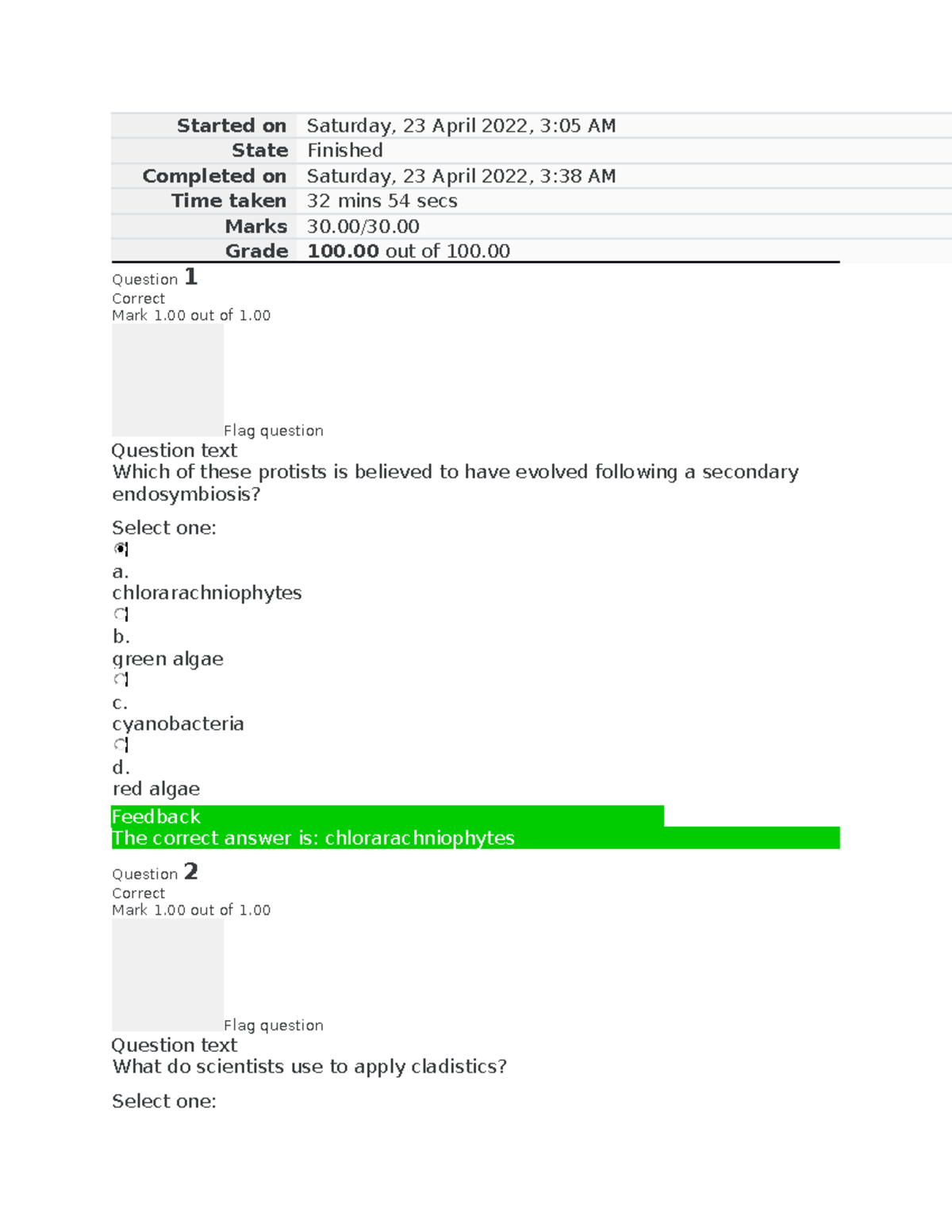 Biology 1122 for health studies Graded quiz Unit 3 - Started on ...