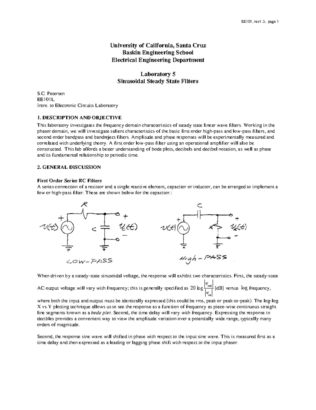 Lab5 v1 - University of California, Santa Cruz Electrical Engineering ...