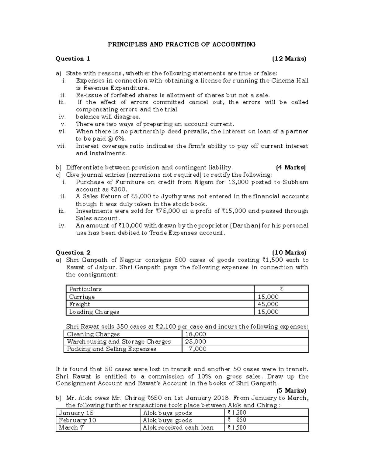 May 2018 Principles and practice of Accounting - PRINCIPLES AND ...