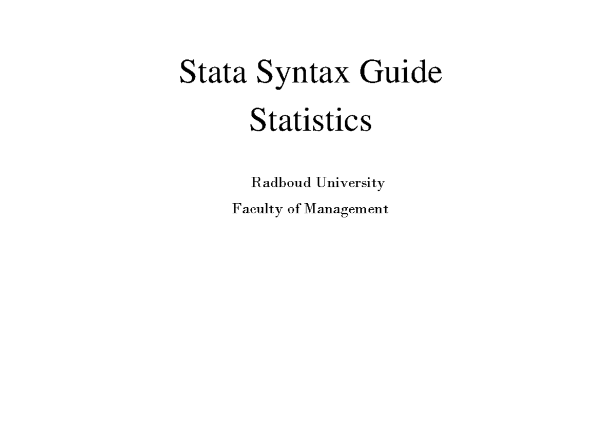 Stata Syntax Guide Warning Tt Undefined Function 32 Warning Tt Undefined Function 32