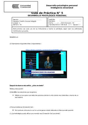 Evaluacion final - Desarrollo Psico - Evaluación Final (A) 2022-10-B Semipresencial – Programa a ...