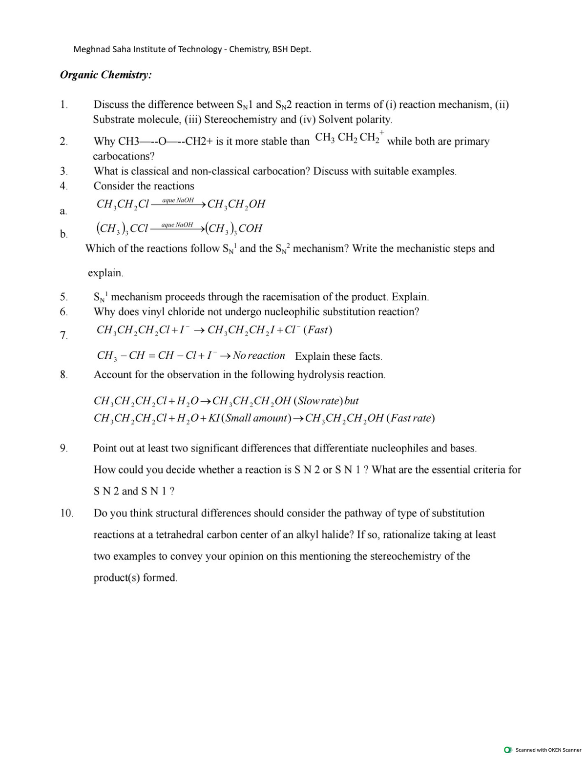 Suggestive Questions for Coming CA3 - Computer science engineering - Studocu