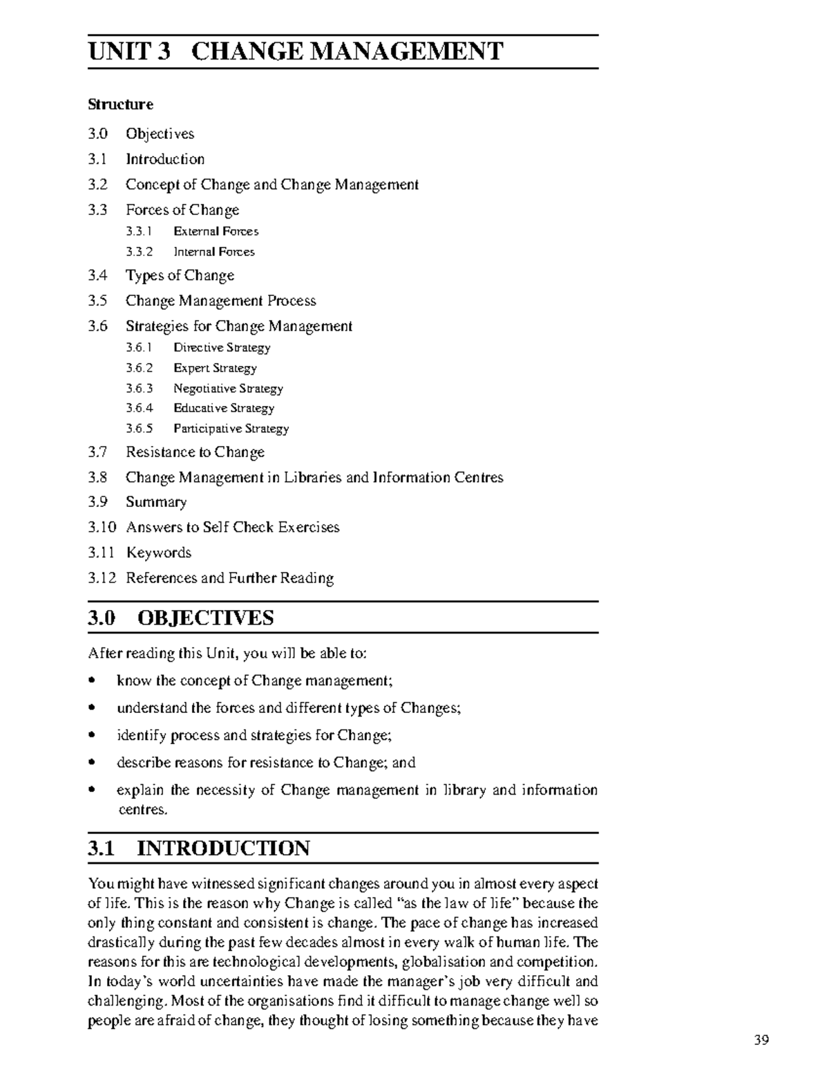Unit-3 - Change Management - Total Quality Management UNIT 3 CHANGE MANAGEMENT Structure 3 - Studocu