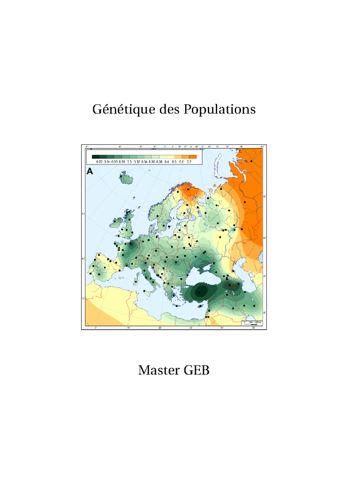 Gen pop - Génétique des Populations Master GEB Illustration de ...