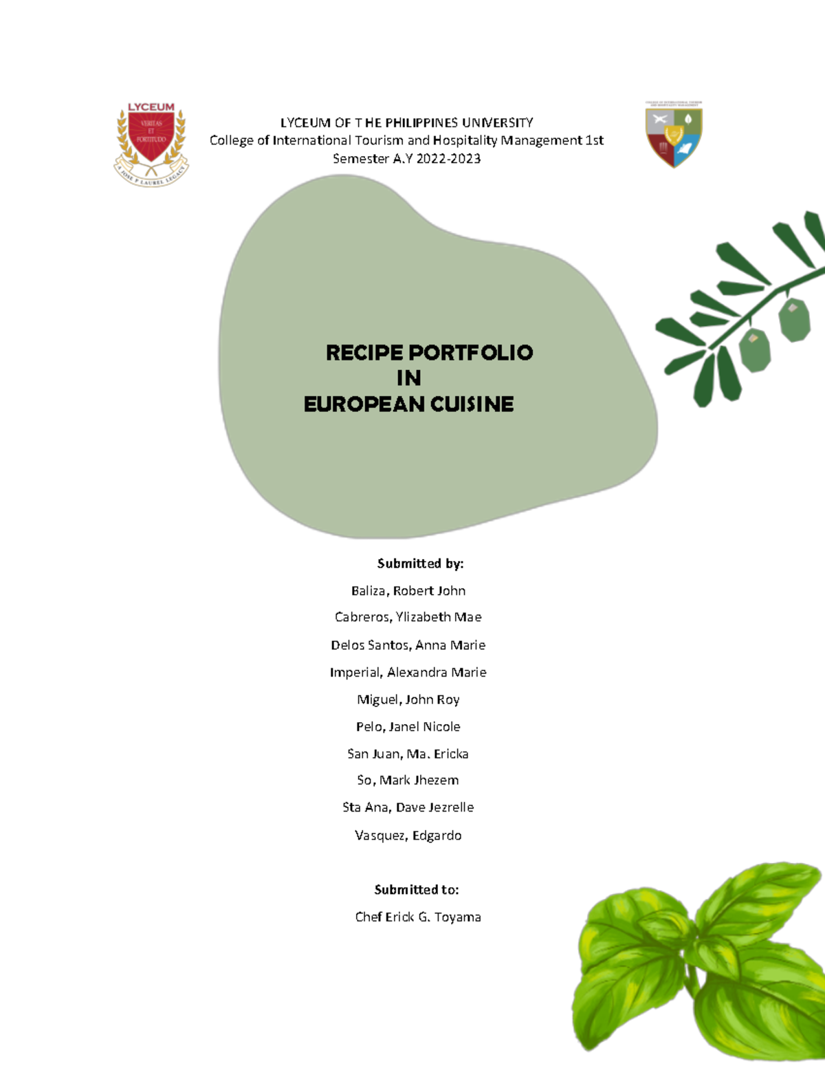 European-PDF - Portfolio - College of International Tourism and ...