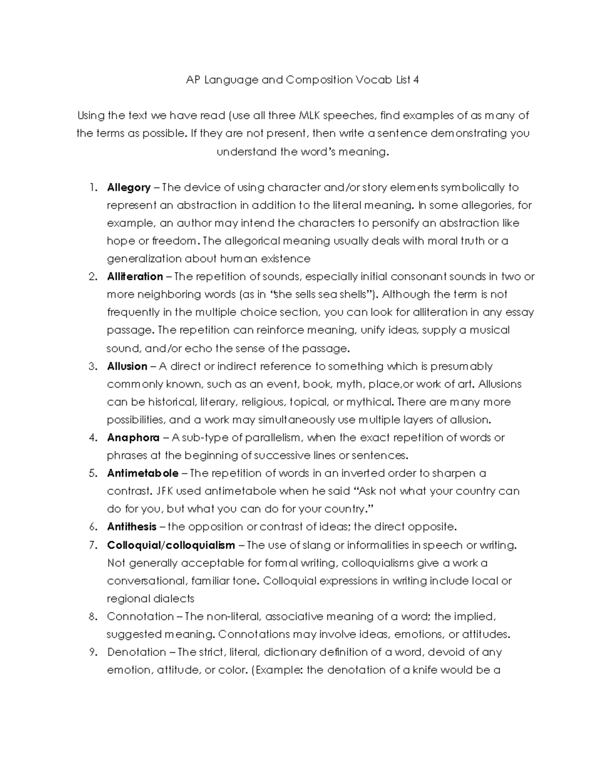 AP+Lang+Vocab+List+4+ - AP Language and Composition Vocab List 4 Using ...